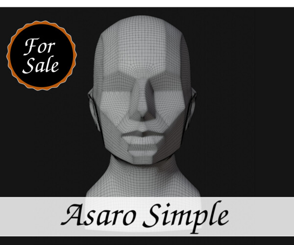 ArtStation - Asaro Heads Pack - Planes of the head 3D model | Resources