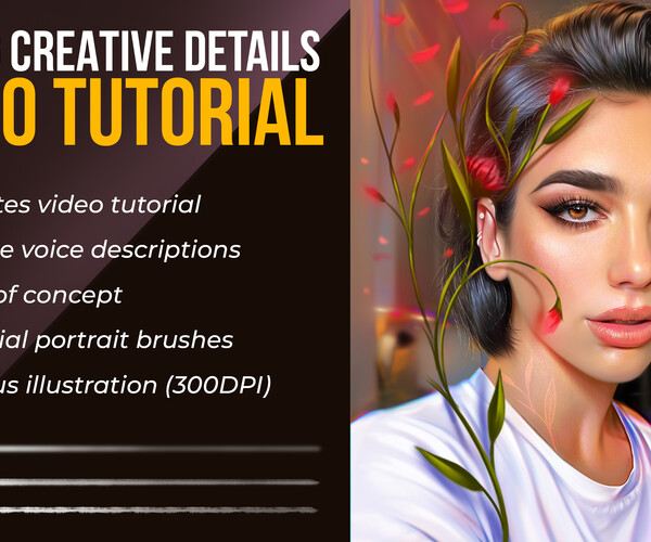 ArtStation - Adding Creative Details Photoshop Video Tutorial | Tutorials