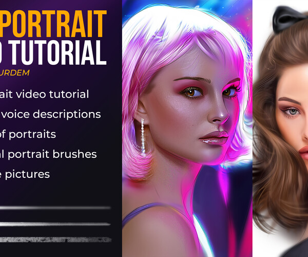 ArtStation - Two - Portrait video tutorial bundle | Tutorials