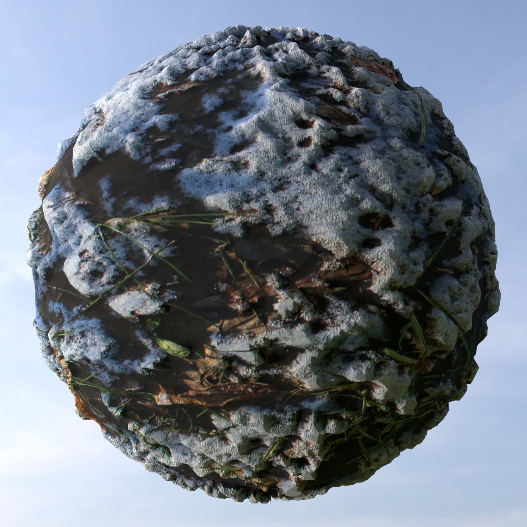 ArtStation - Snow Grass 16 PBR Material | Game Assets
