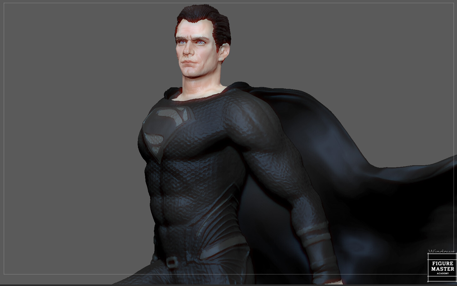 ArtStation - BLACK SUPERMAN JUSTICE LEAGUE JACK SNYDER CUT HENRY CAVILL ...