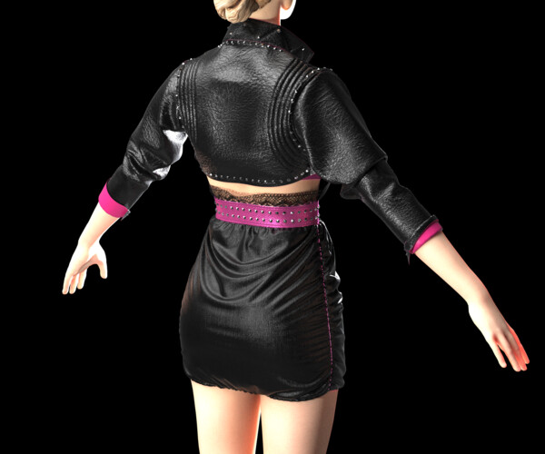 ArtStation - Womens clothing. Marvelous Designer, Clo3d project + OBJ ...