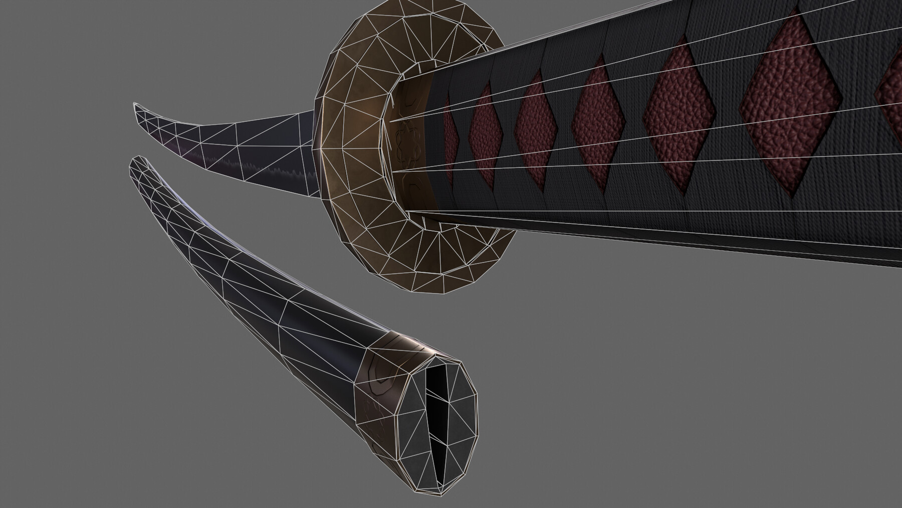 ArtStation - PBR Katana Japanese Sword Ver.2 | Resources