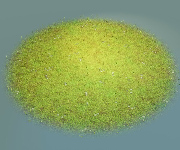 ArtStation - Cartoon Grass 3D Model | Game Assets