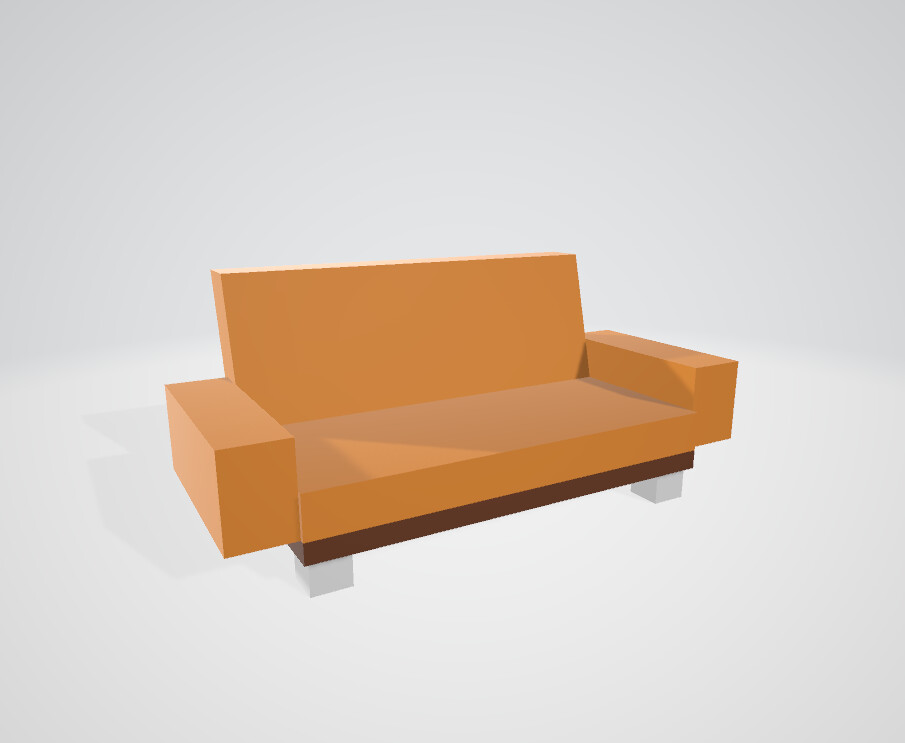 ArtStation - How Noobs get by 3D living Room kitchen | Game Assets