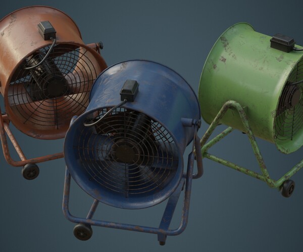 ArtStation - Industrial Fan 1B | Game Assets
