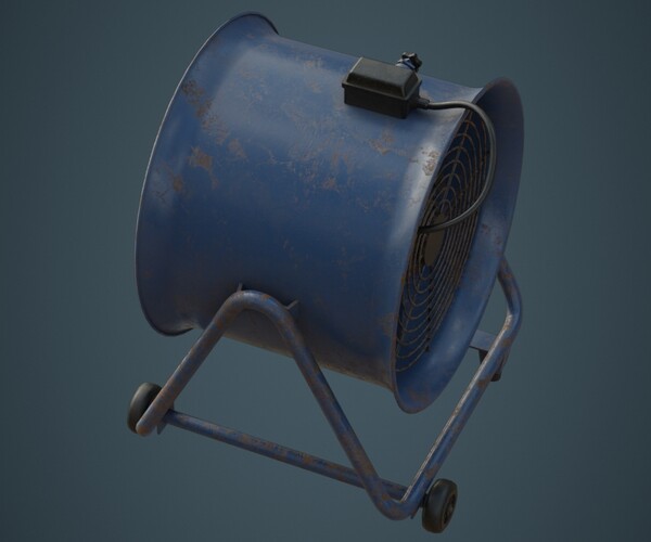 ArtStation - Industrial Fan 1B | Game Assets