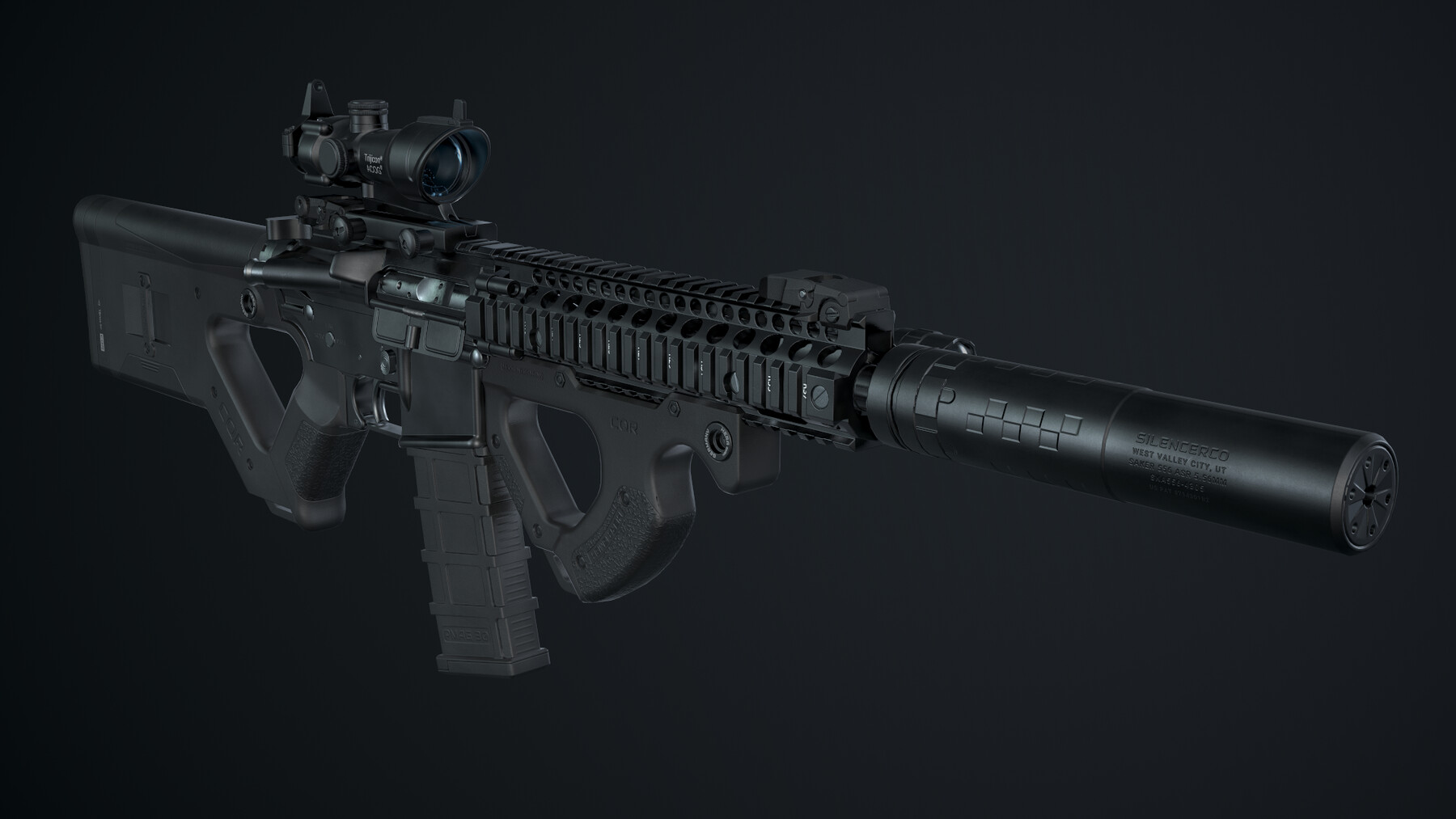 ArtStation - M4A1 Custom-02 Modular | Game Assets