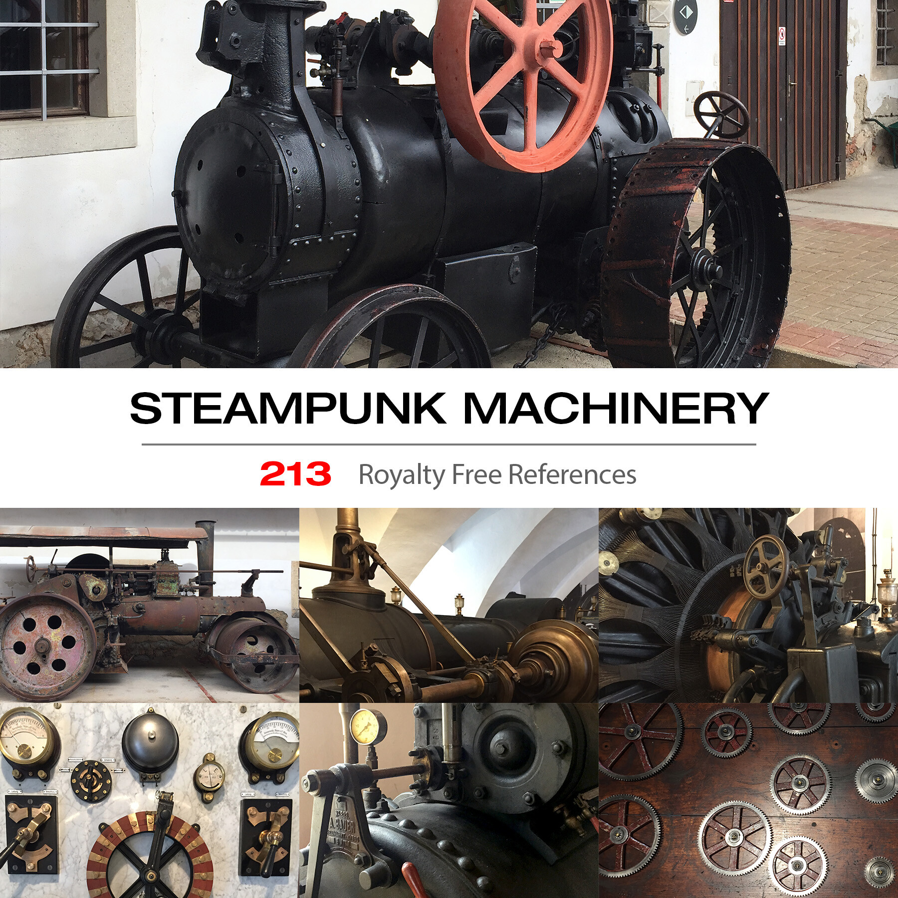 ArtStation - STEAMPUNK MACHINERY | Resources