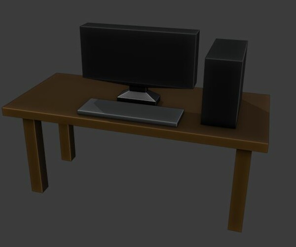ArtStation - Low Poly Computer | Game Assets