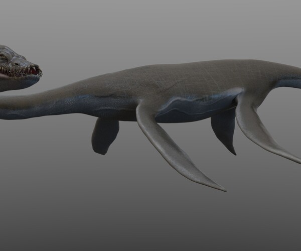 ArtStation - Dinosaur Styxosaurus Model 27 Animations UNITY - UNREAL ...