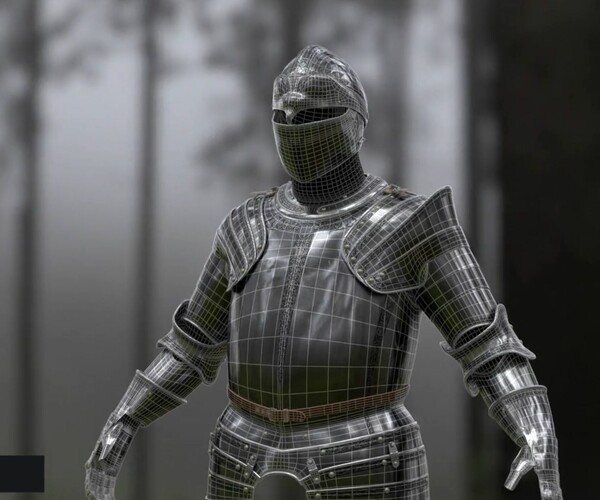 ArtStation - Griffin Medieval Armor HQ Model | Resources