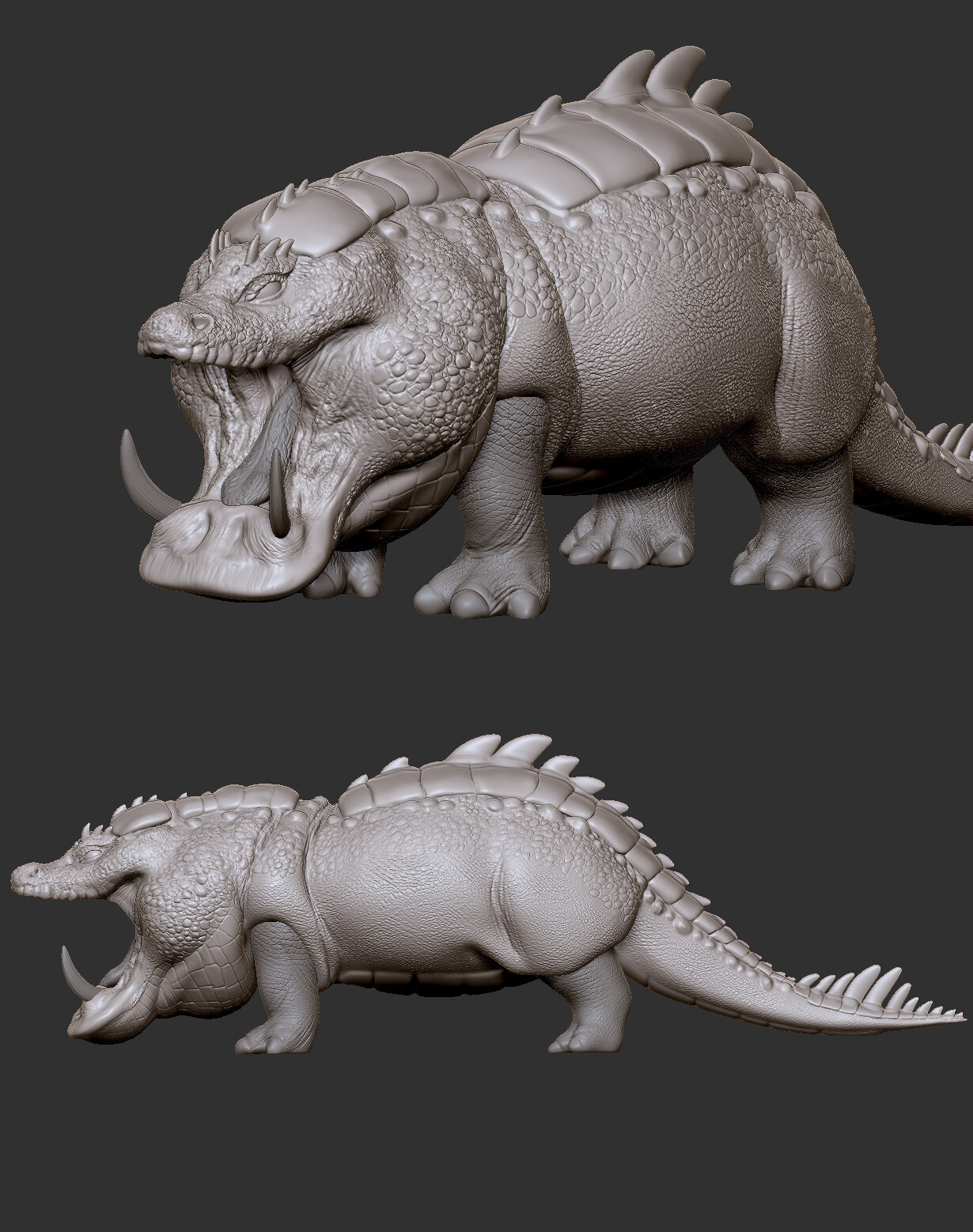 ArtStation - Chimera 3d print model | Game Assets