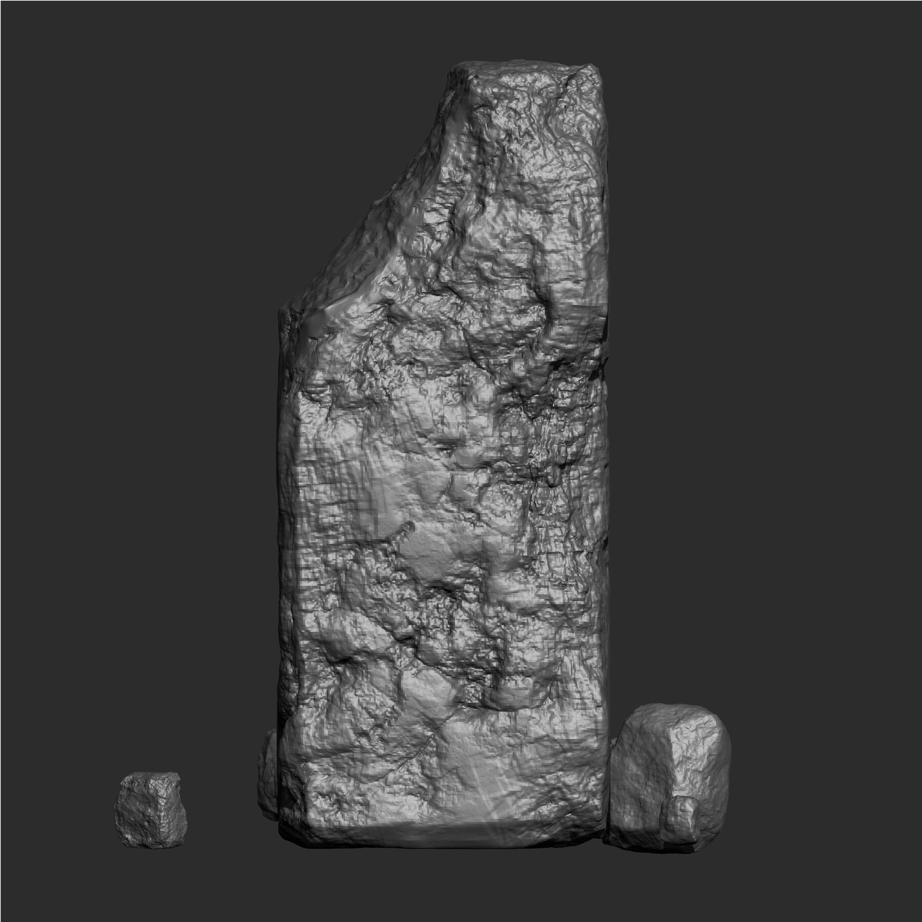 ArtStation - Damaged Concrete Columns IMM Brush Pack (8 in One) | Brushes
