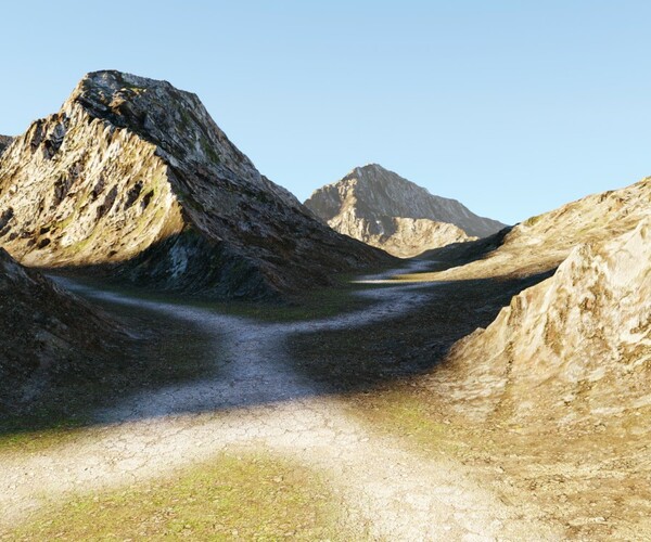 ArtStation - Network of paths in Blender | Resources