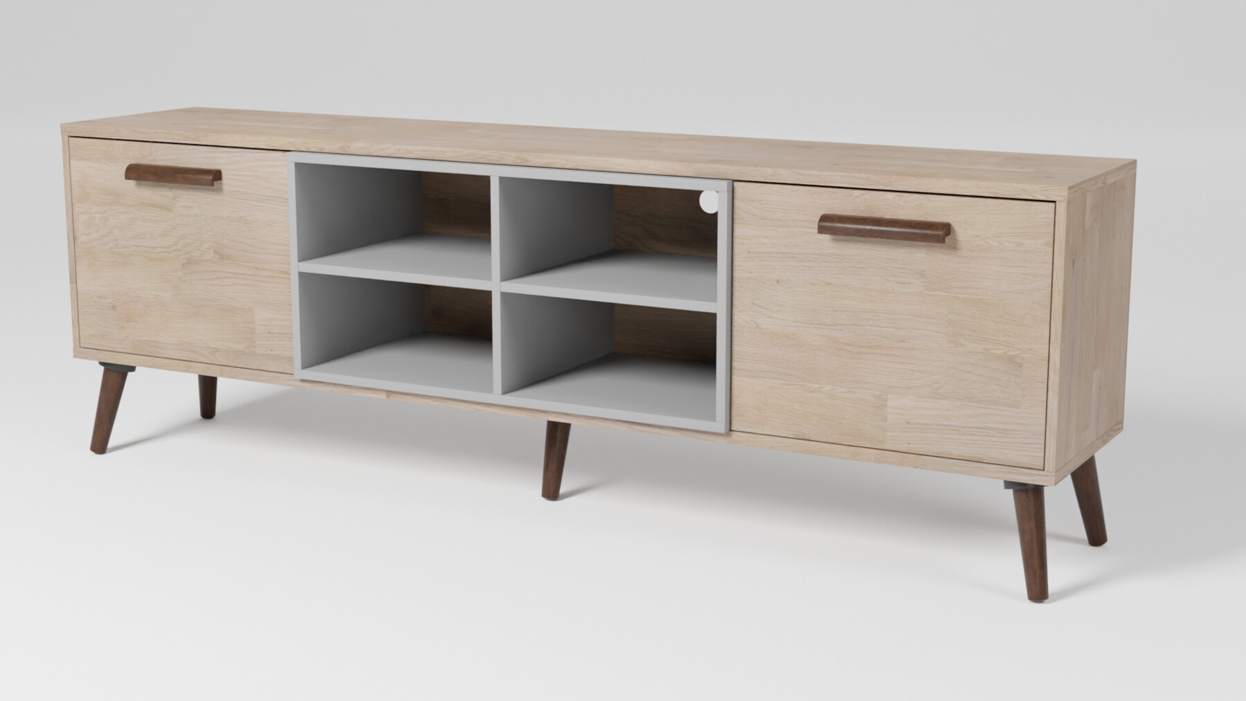 ArtStation - ALLOA TV Stand Light Wood with Grey | Resources