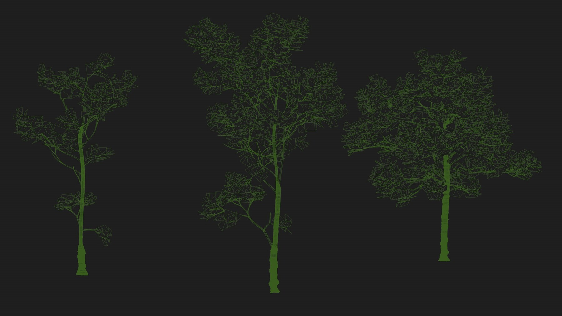 ArtStation - Three trees | Resources