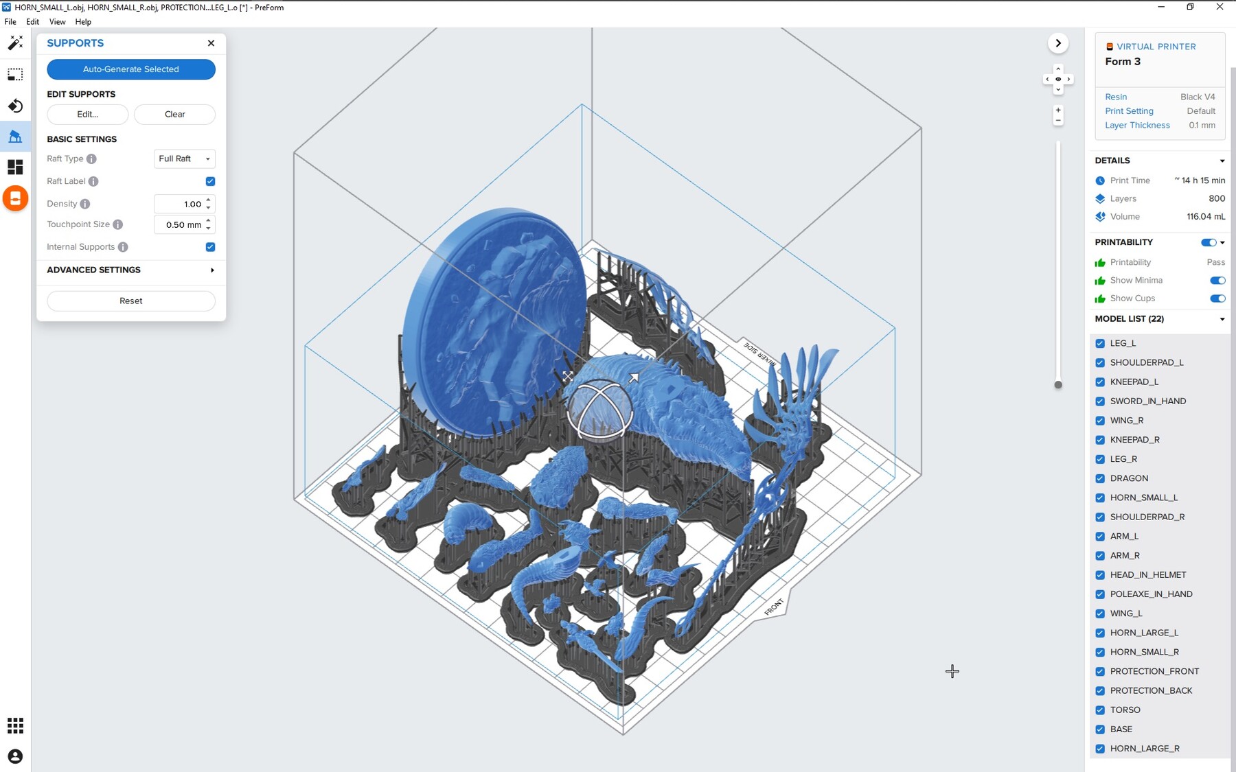ArtStation - Beast Slayer miniature 3D Print Ready - .ZPR, .OBJ, .STL ...