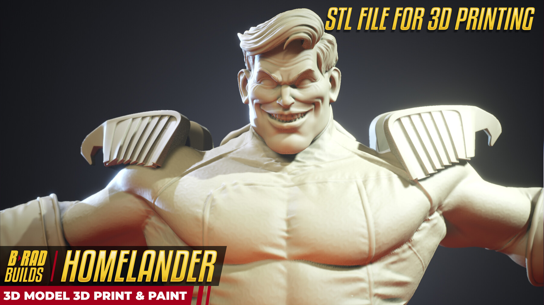 ArtStation - 3D Printable HOMELANDER STL Model | Resources