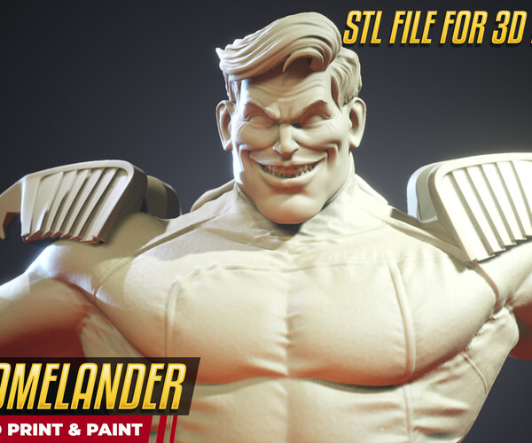 ArtStation - 3D Printable HOMELANDER STL Model | Resources