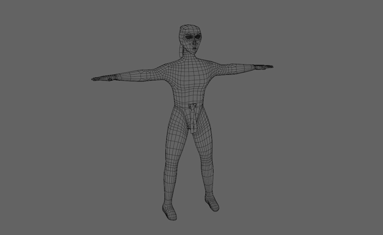 ArtStation - Ninja - Fighter - Kung Fu Low-poly 3D model | Game Assets