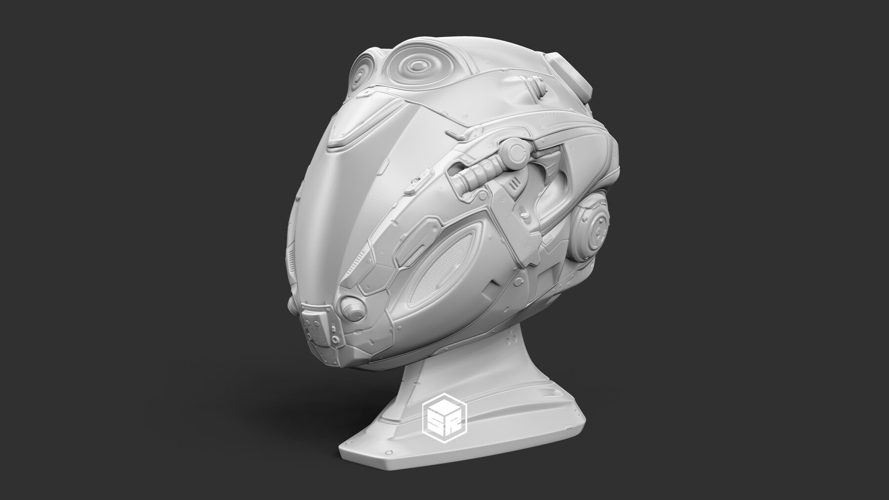 ArtStation - Sci-Fi Helmet - 3D Print Ready | Resources