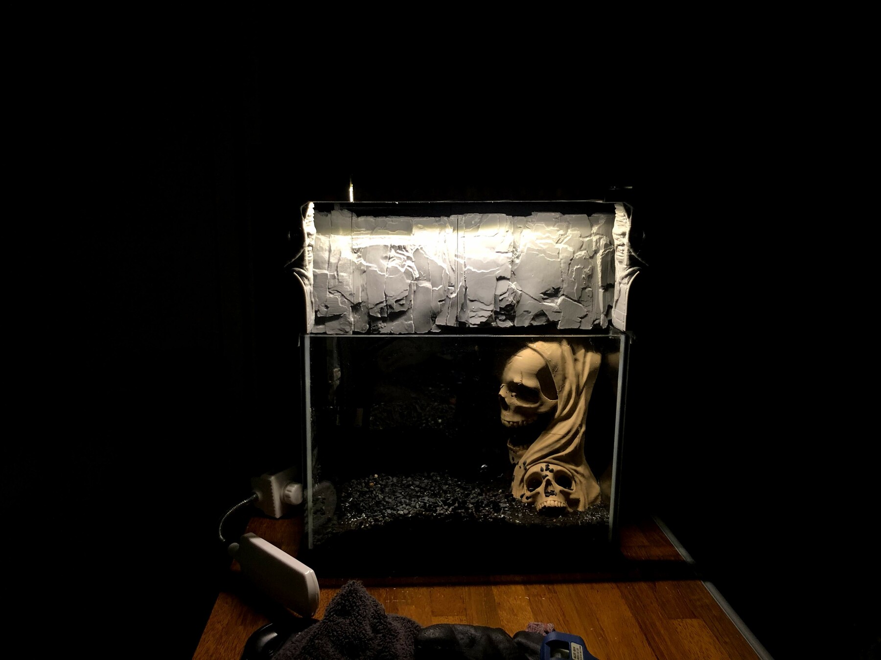 ArtStation - 3D Aquarium Skull decoration 3D print model | Resources