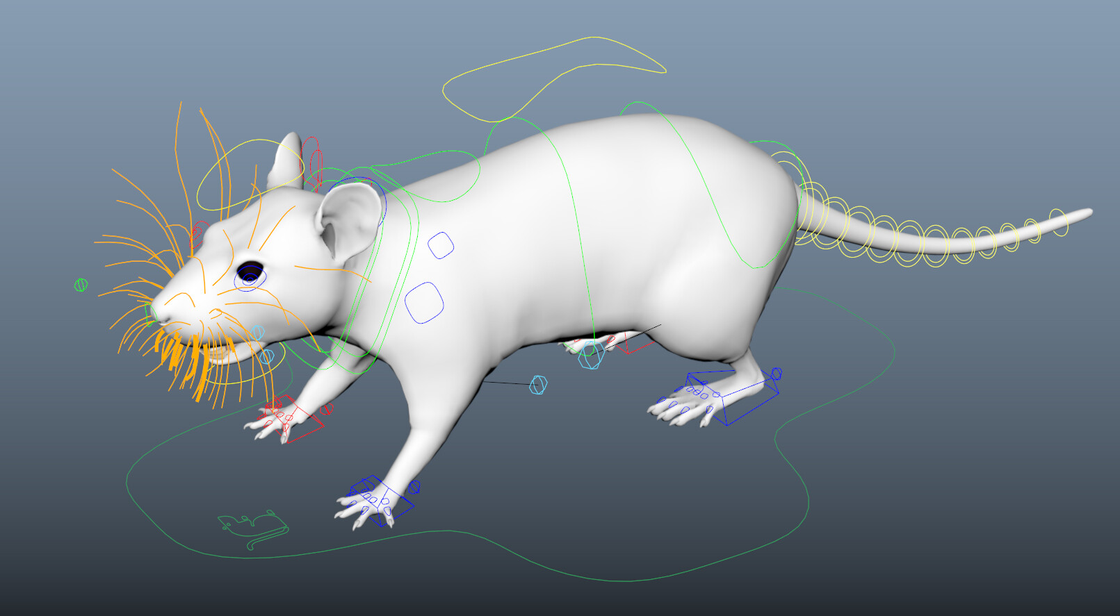 ArtStation - Rat Fur Rigged Brown | Resources