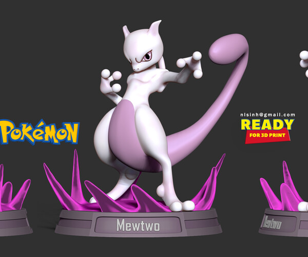 ArtStation - Mewtwo - Pokemon Fanart | Resources
