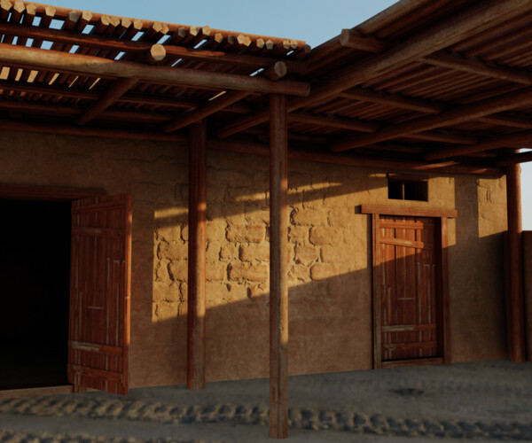 ArtStation - Common Desert House | Game Assets