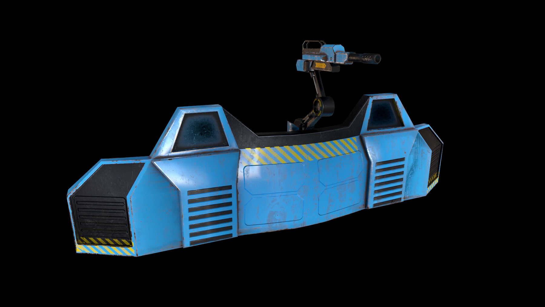 ArtStation - Scifi Barrier 3d Model | Game Assets