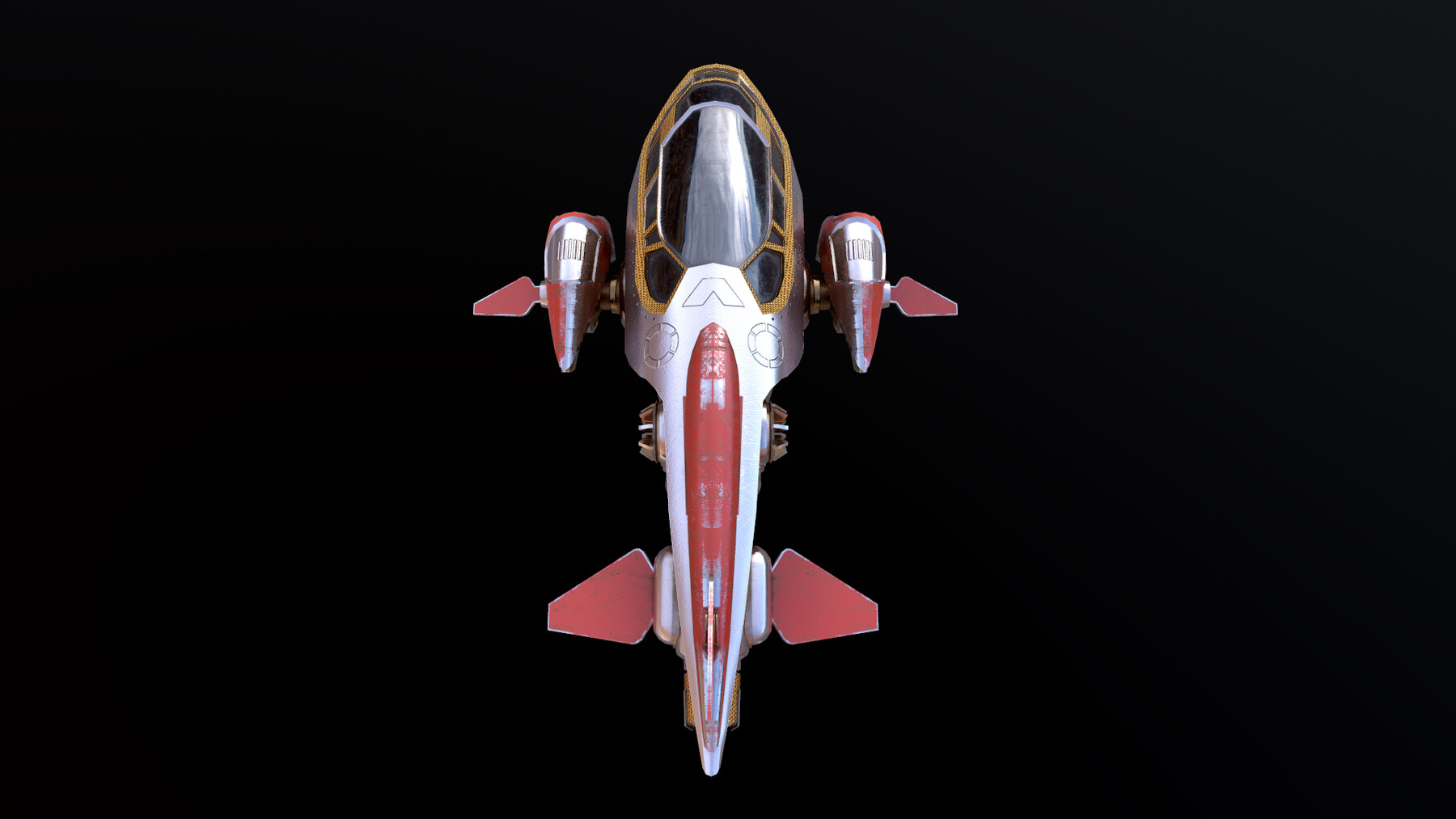 ArtStation - Small Spaceship 3d Model | Game Assets