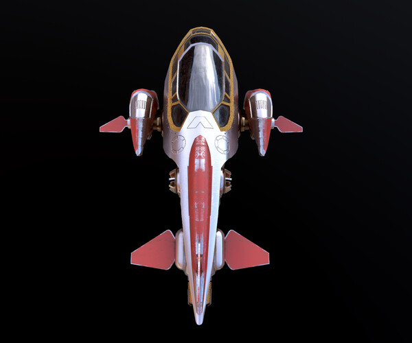 ArtStation - Small Spaceship 3d Model | Game Assets