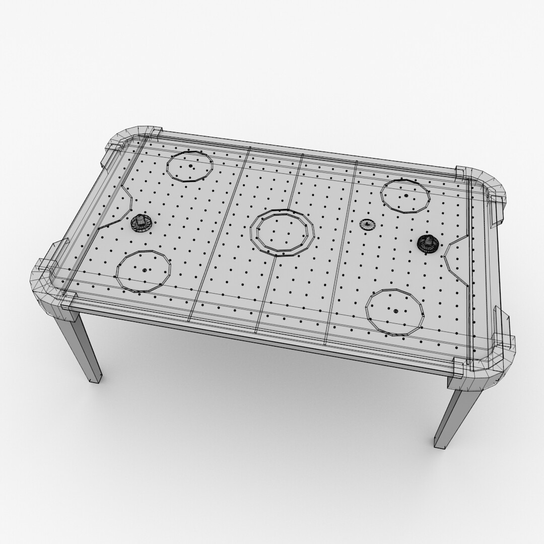 ArtStation - Air Hockey Table | Game Assets