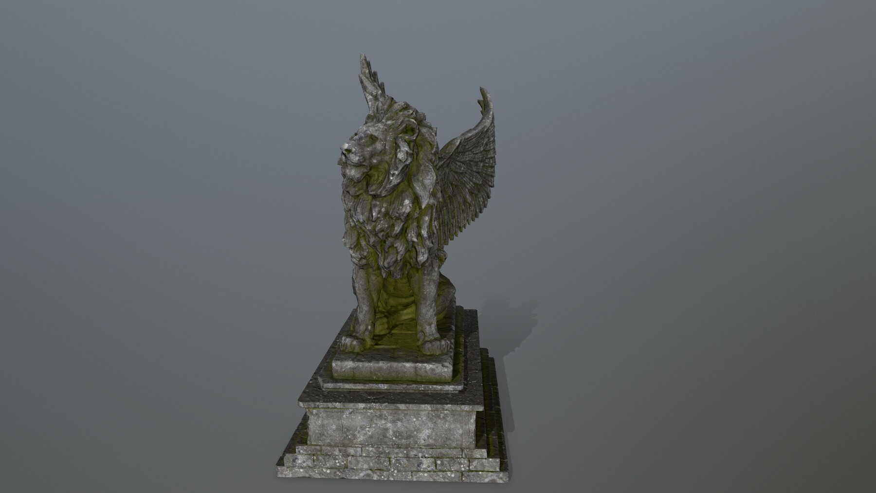 ArtStation - lion statue | Game Assets