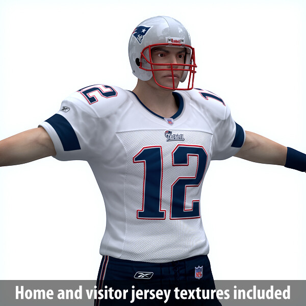 ArtStation - NFL Player New England Patriots | Game Assets