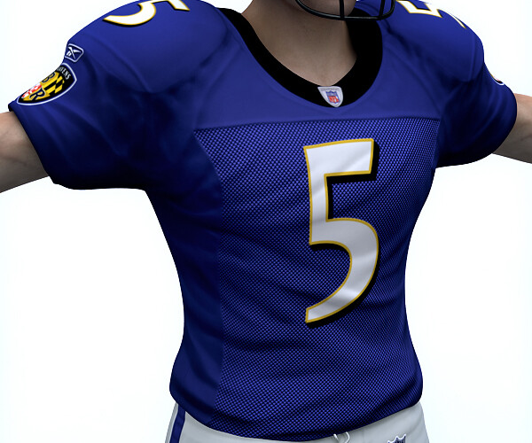 ArtStation - NFL Player Baltimore Ravens - Rigged | Game Assets