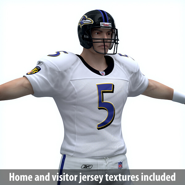 ArtStation - NFL Player Baltimore Ravens | Game Assets