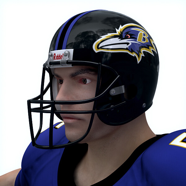 ArtStation - NFL Player Baltimore Ravens | Game Assets