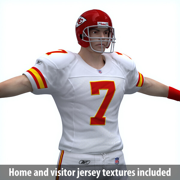 ArtStation - NFL Player Kansas City Chiefs - Rigged | Game Assets