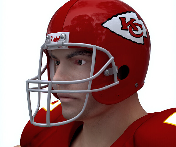 ArtStation - NFL Player Kansas City Chiefs - Rigged | Game Assets