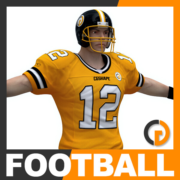 ArtStation - American Football Player | Game Assets