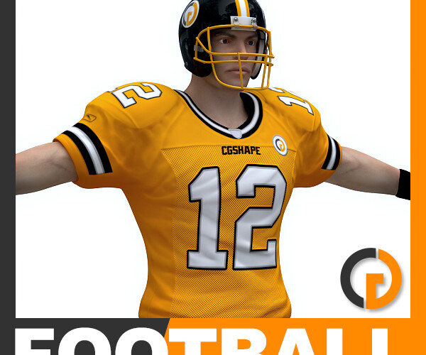 ArtStation - American Football Player | Game Assets