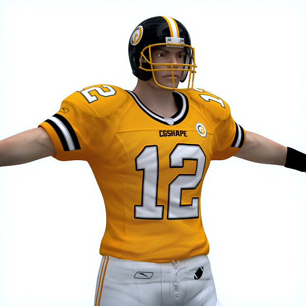 ArtStation - American Football Player | Game Assets