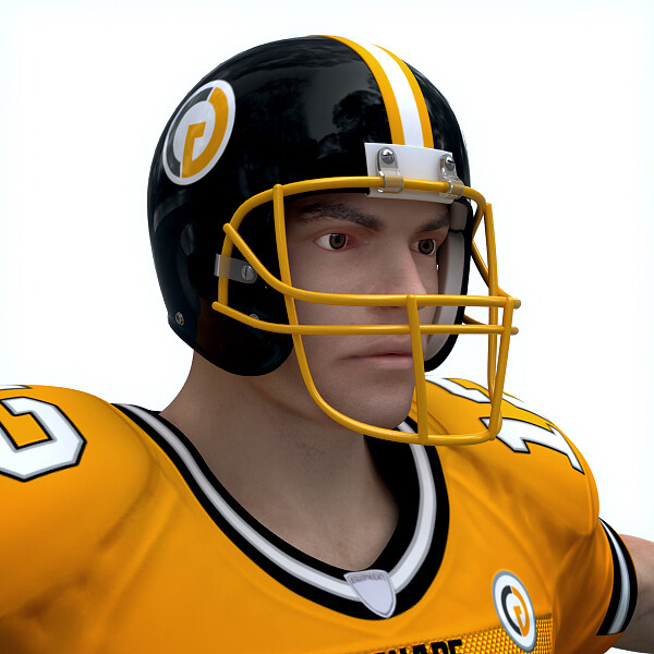 ArtStation - American Football Player | Game Assets