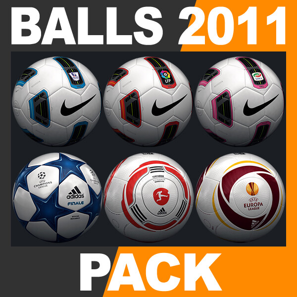 ArtStation - 2010 2011 Match Balls Mega Pack | Game Assets