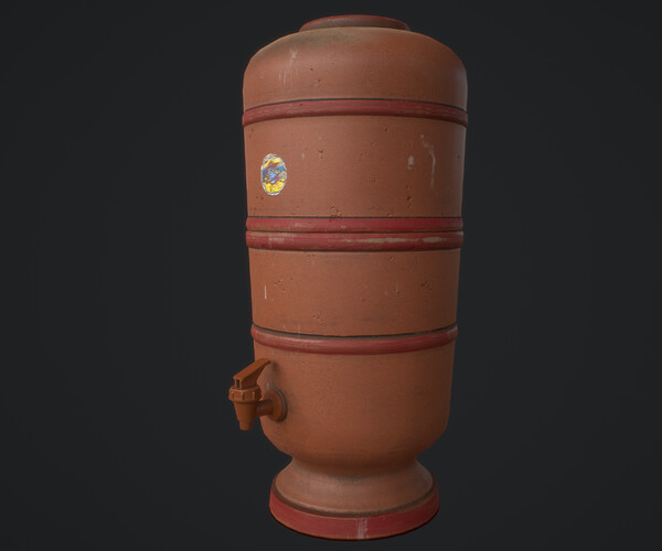 ArtStation - Brazilian Clay filter - PBR Asset Low-poly 3D model Low ...