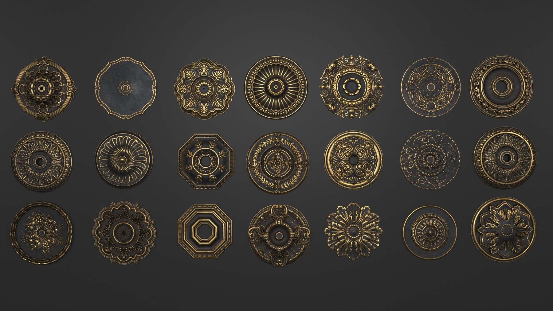 ArtStation - 4K Classical ceiling | Resources