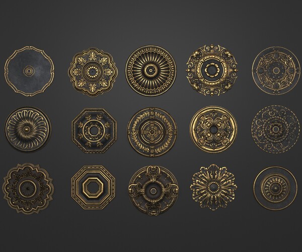 ArtStation - 4K Classical ceiling | Resources