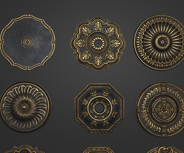 ArtStation - 4K Classical ceiling | Resources